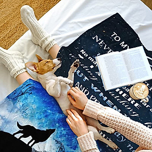 Nahjiiem Son Blanket Son Gifts to My Son Blanket Son Gifts from Mom Valentine's Day Birthday Gifts for Son 50" × 60"