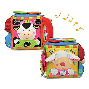 Melissa & Doug K's Kids Musical Farmyard Cube Educational Baby Toy
