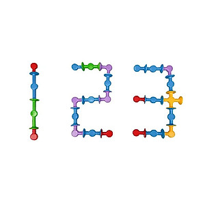 OUCJIED Suction Bath Toys for Toddlers | Sucker Silicone Building Blocks | Kids Rubber Suction Toys | Window Suction Toys | Suction Toys for Kids | Suction Cup Preschool Toys-24Pcs(Color Mixing)