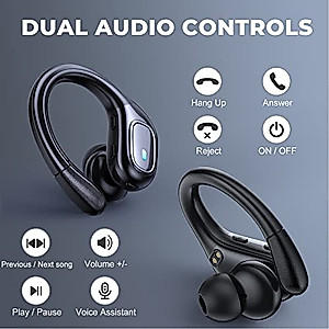 Wireless Earbuds,True Wireless Bluetooth 5.3 Earbuds,75H Playtime IPX7 Waterproof Headphones with LED Digital Display & CVC 8.0 Noise Cancelling Mic in-Ear Earphone for iPhone Android