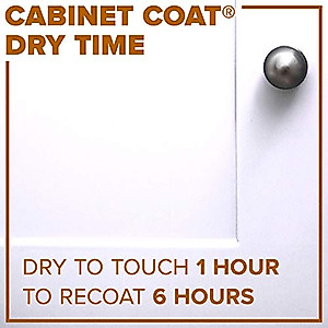 INSL-X CC550109A-01 Cabinet Coat Enamel, Satin Sheen Paint, 1 Gallon, White, 128 Fl Oz (Pack of 1)