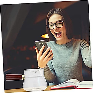 KICHOUSE 1pc Fair Cup Glass Stovetop Tea Kettle Turkish Tea Maker Clear Glass Tea Cups Glass Tea Pitcher Mini Teapot Stovetop Side Pour Tea Pot Tea Fair Cup Drinking Cup Tea Art Cup Office