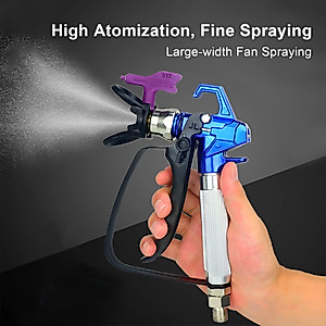 Airless Paint Spray Gun Sprayer High Pressure 3600 PSI 517 Nozzle Tip