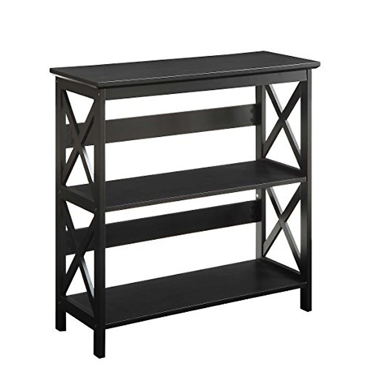 Convenience Concepts Oxford 3 Tier Bookcase, Black