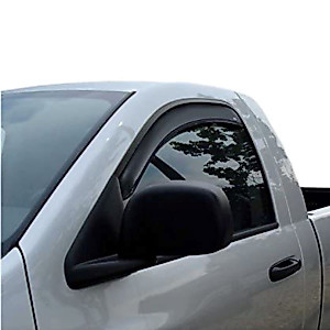 Auto Ventshade [AVS] In-Channel Ventvisor / Rain Guards | Smoke Color, 2 pc | 192741 | Fits 2004 - 2014 Ford F-150 SuperCab, 2009 - 2014 Ford F-150 SuperCab/Standard Cab/SuperCrew/STV Raptor SuperCrew