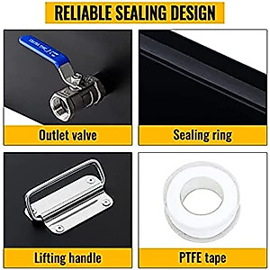 8-70 Pound Commercial Grease Trap Interceptor For Restaurant Under Sink Kitchen, 4-35 GPM,8 LB