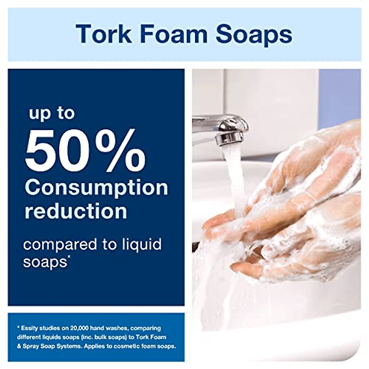 Tork Extra Mild Foam Soap S4, No Fragrance Added, 6 x 1L, 401211