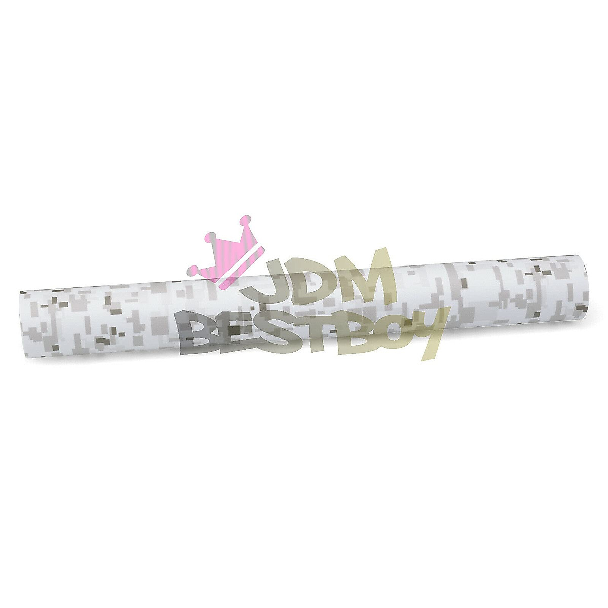 Free Tool Kit White Camouflage Digital Camo Vinyl Wrap Decal Sticker Bubble Free Car Self Adhesive Film - 60"x120" (5FTx10FT)