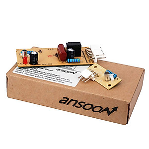 Ansoon 4389102 Refrigerator Ice Maker Optic Level Control Board Kit Replacement Parts Compatible for Whirlpool Emitter Sensor Replaces W10757851 2198586 W10193840