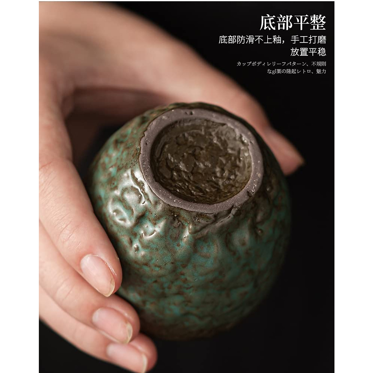 Tteacup Set,Handmade Tea Cup,6-Piece Set of Traditional Chinese Tea Cups,Tea Cup Without Handle,Porcelain Teacup,Traditional Chinese Tea Cup (????-???)