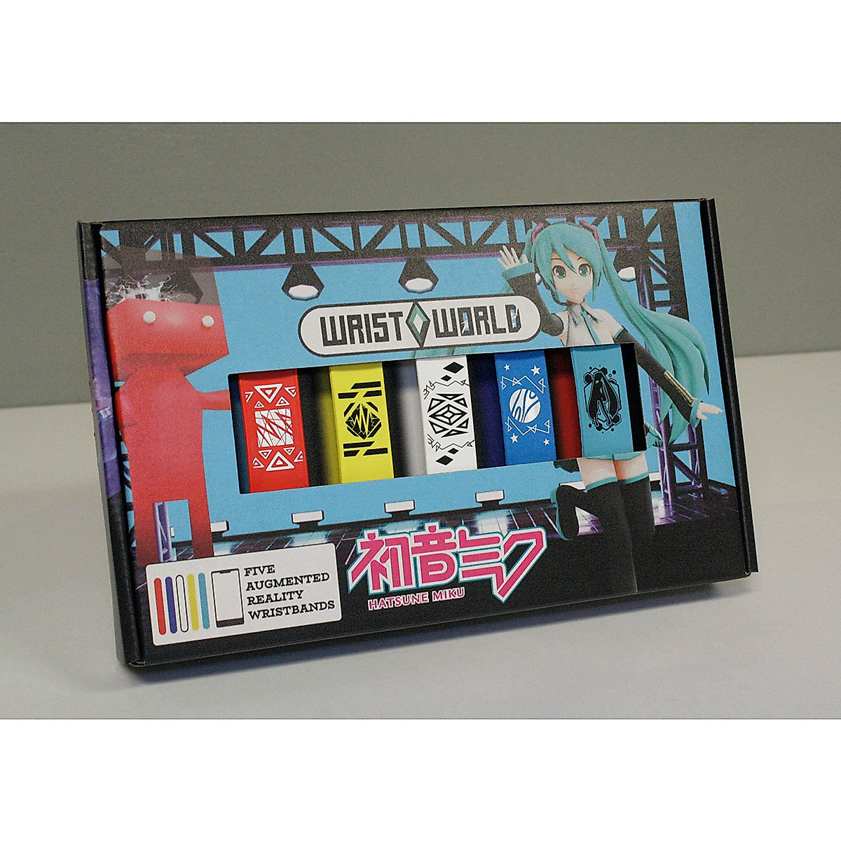 WRIST WORLD Hatsune Miku Wrist Band Set - an Augmented Reality Virtual AR RPG Adventure On Your Phone and Wrist