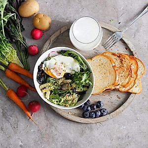 Sweese 18 Ounce Cereal Bowls & 28 Ounce Pasta Bowls Set of 6