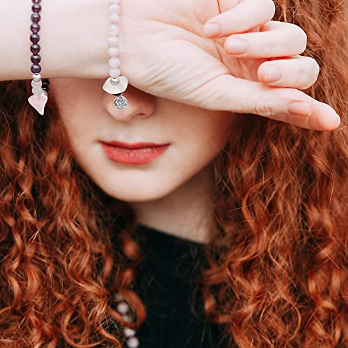 IMIKEYA Crystal Beads for Jewelry Making: 400pcs Crystal Bead Gemstone Beads for Ring Making 5-8mm Natural Crystal Chip Stone Beads DIY Jewelry Kit for Ring Bracelets Earring Jewelry Making Supplies