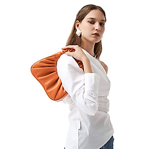 JW PEI Women's Gabbi Ruched Hobo Handbag - Orange