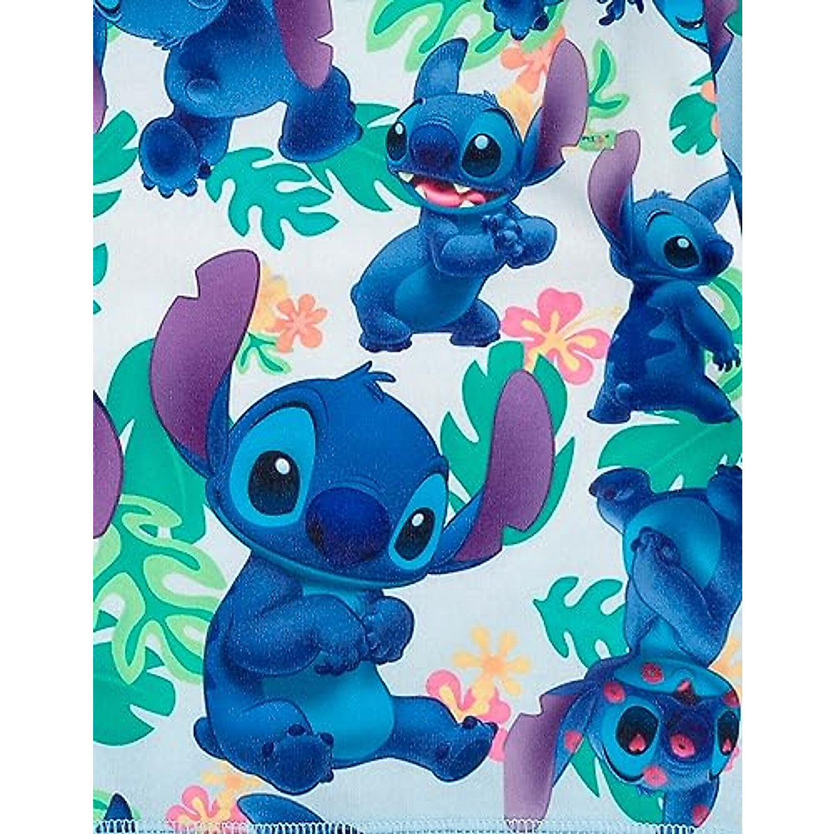 Disney Lilo & Stitch Little Girls Fleece Pullover Hoodie Blue 6