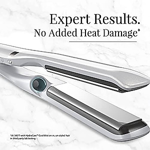 Remington PROLUXE HydraCare 1” Flat Iron, Pearl White/Gray