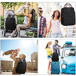 Gender Neutral Baby Stuff-Baby Diaper Bag Backpack. Newborn Registry Essentials Must Haves.Gifts For Baby Shower.Best For Baby Girl&Boy.Portable Baby Travel Accessories.BLACK.Tylola For New Moms&Dads