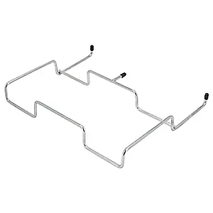 Qii lu Trash Bag Rack, Outdoor Trash Can Bracket Dustbin Cage Garbage Plastic Bag Holder Table Rack Garbage Bag Holder