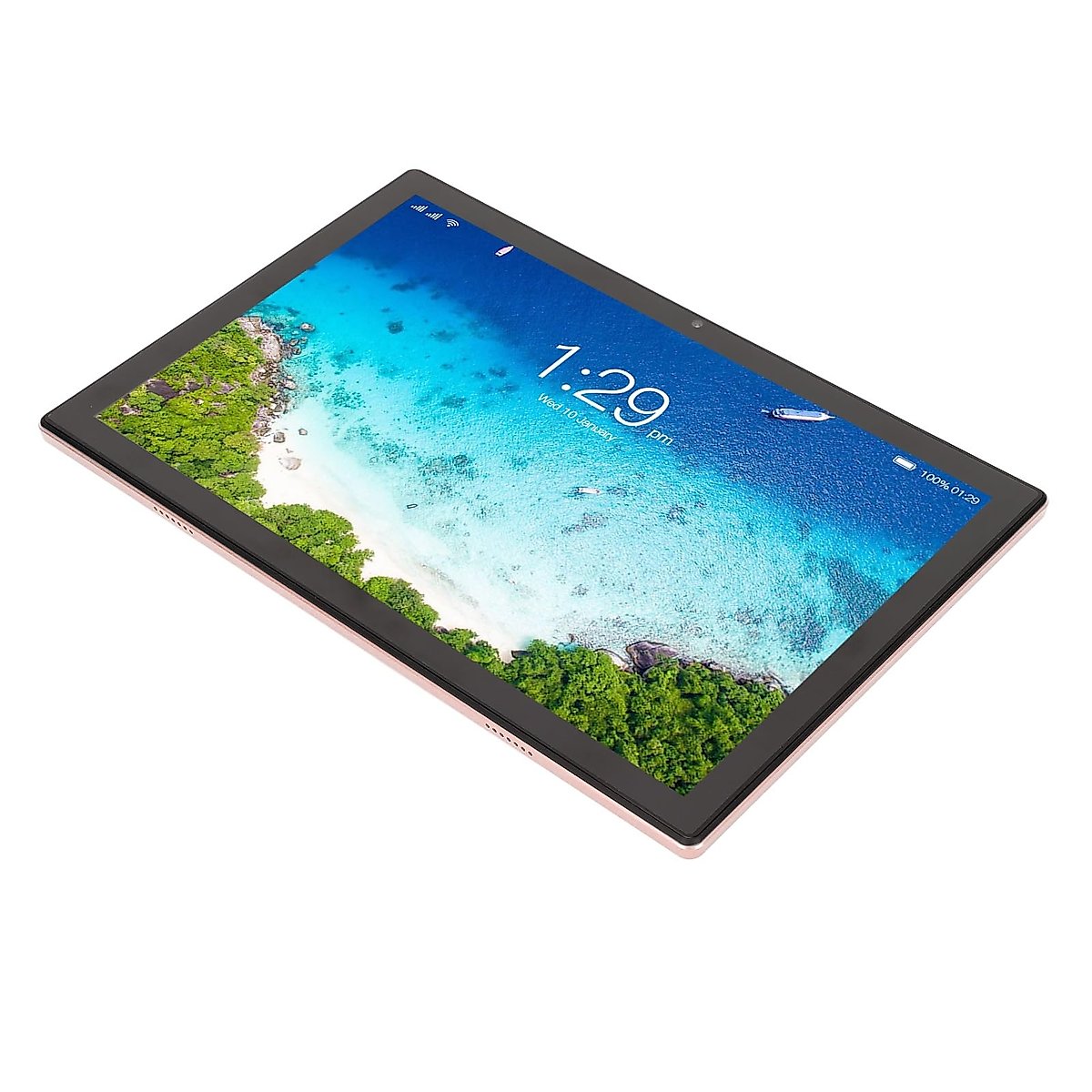 DAUZ Tablet PC, 100‑240V Octa Core CPU 4G Call for Android10 Tablet PC for Students (US Plug)