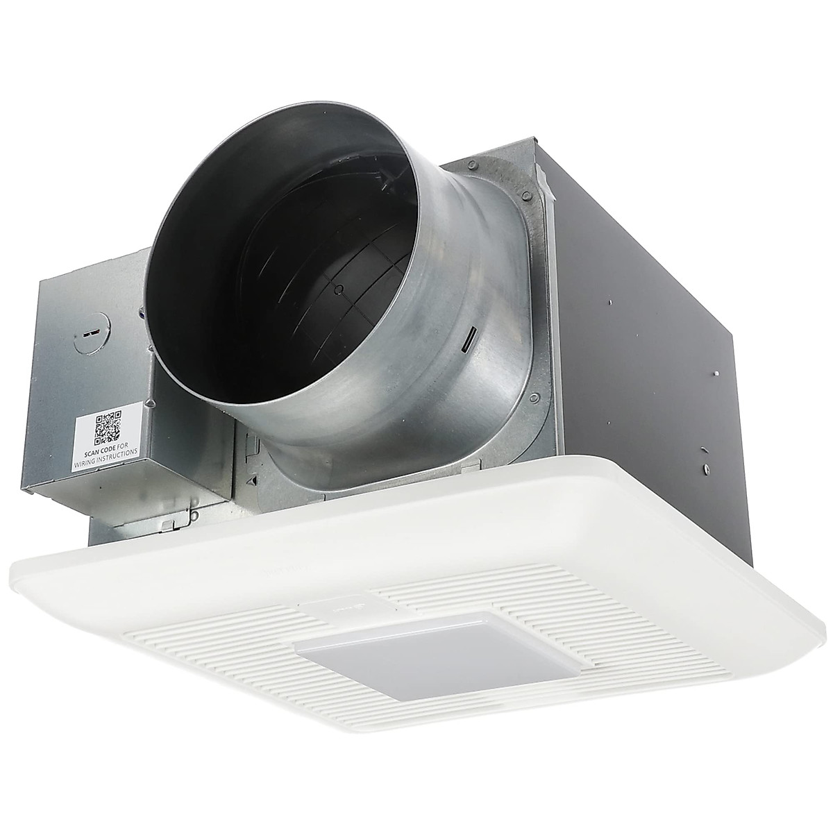 Panasonic FV-1115VKL2 WhisperGreen Select Ventilation Fan with Light and Speed Controls - 110-130-150 CFM - Quiet Ceiling Fan