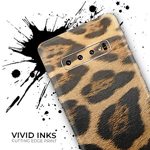 DesignSkinz Real Thin Vector Leopard Print Protective Vinyl Decal Wrap Skin Cover Compatible with The Samsung Galaxy S20 (Screen Trim & Back Glass Skin)
