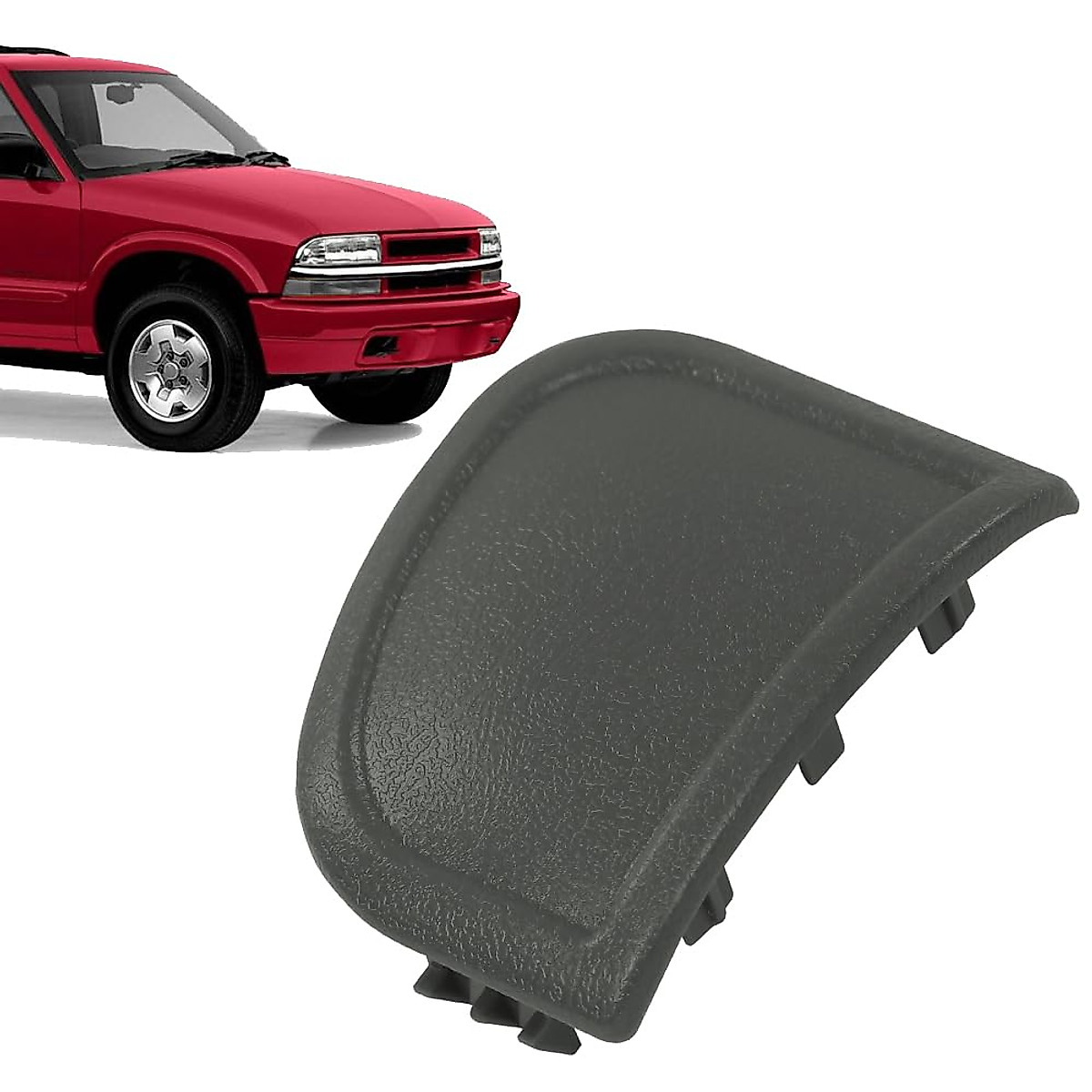 GRAND ORANGE Switch Cover Cluster Bezel Dash Trim Compatible with 1998-2004 Chevy S10 Blazer 4x4 4wd Gray