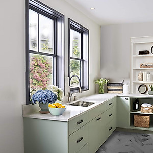 Nantucket Sinks 23 Inch Hammered Stainless Steel Rectangle Kitchen/Laundry Sink