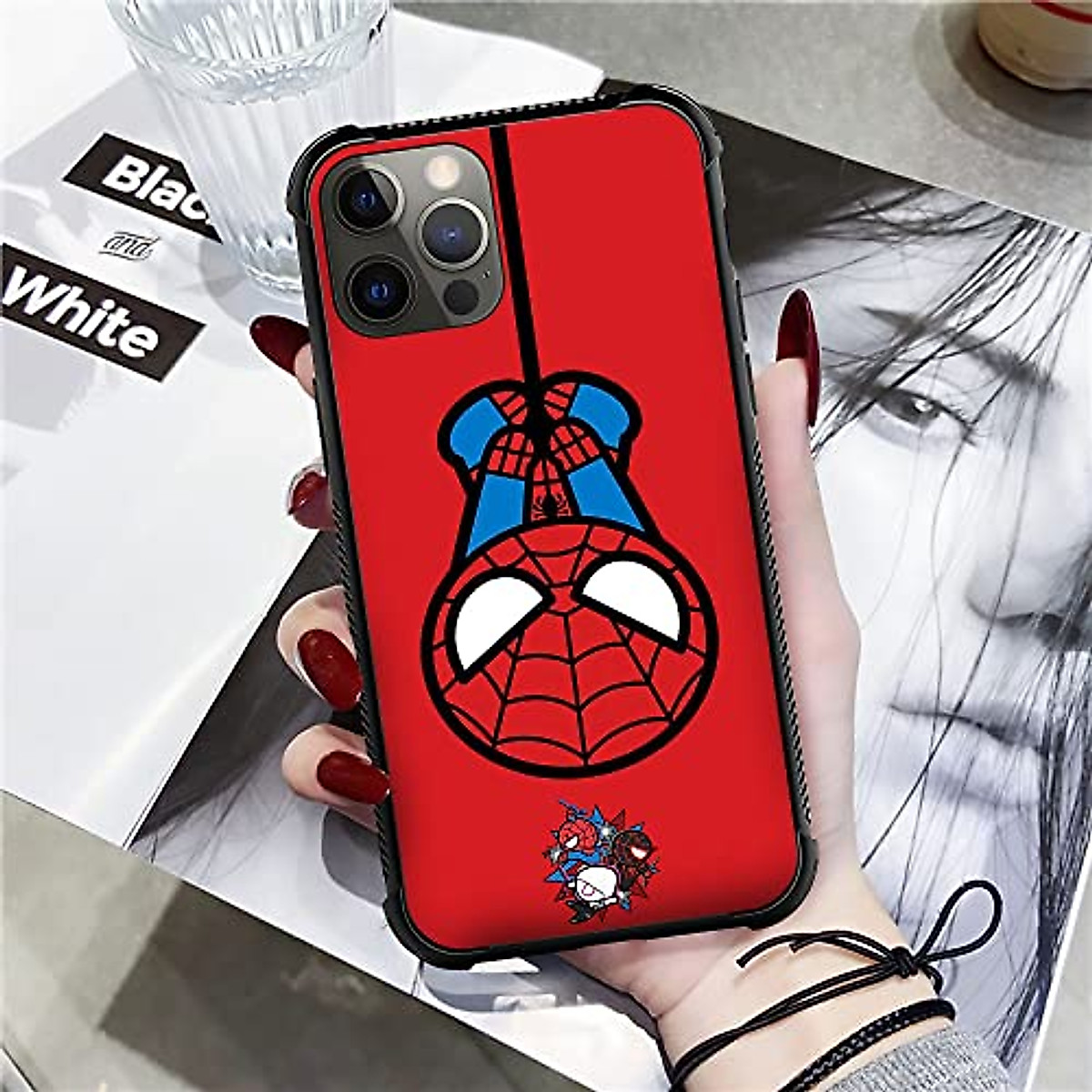 Cvkoyhl Case Compatible with iPhone 12 Case, Hero Man 006 Pattern Design Case for iPhone 12 Pro Cases for Anti-Fall and Shockproof Girl boy Gift Mobile Phone case