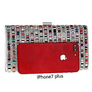 Clutches For Womens Evening Bags Purse Chain Dress Handbags Diamonds Wedding Multi Color