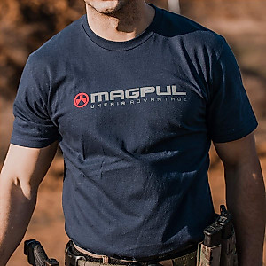 Magpul mens Crew Neck Short Sleeve T-shirt for Men Unfair Advantage Cotton T Shirt Navy 2XL, Multi, XX-Large US