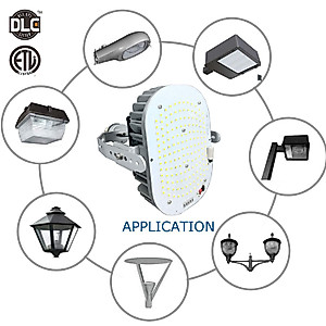 Hytronics 120W LED Retrofit Kit,700W MH/HPS Equivalent,100-277V 5000K 14400 Lumens,ETL/cETL/DLC Listed,Replaces Street/Area Light,High Bay,Gas Station Light,Wall Pack Light.