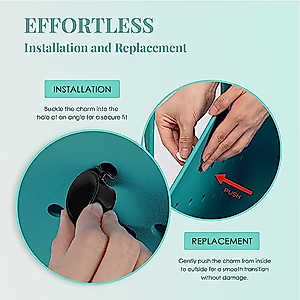 Matalde Rubber Beach Bag Accessories Charms - Windmill Beach Charm Accessories for Rubber Beach Totes with 0.5'' dia Holes Perfect for Summer Vibes