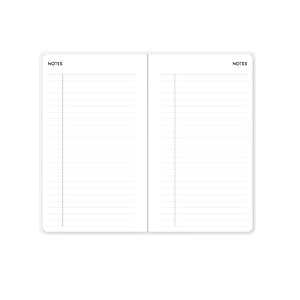 2024-2025 Blue Sky™ Ashlyn 24-Month Planning Calendar, 3-5/8" x 6-1/8", Navy Clear, January 2024 to December 2025, 143959