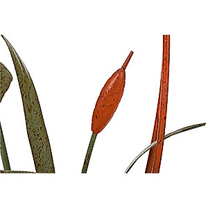 Glitzhome 37" H Garden Waterfall Fountains with Pump, Antique Green Metal Pelican Tiered Outdoor Cascading Floor-Standing Water Fountain for Porch Deck Patio Backyard Home Art Decor