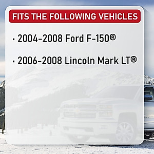 Intermediate Steering Shaft with U Joint Coupler - Compatible with Ford F-150 2004-2008 and Lincoln Mark LT 2006-2008 - Replaces 8L3Z-3B676-B, 4L3Z3B676DA, 7L3Z3B676A - Lower Column Joints
