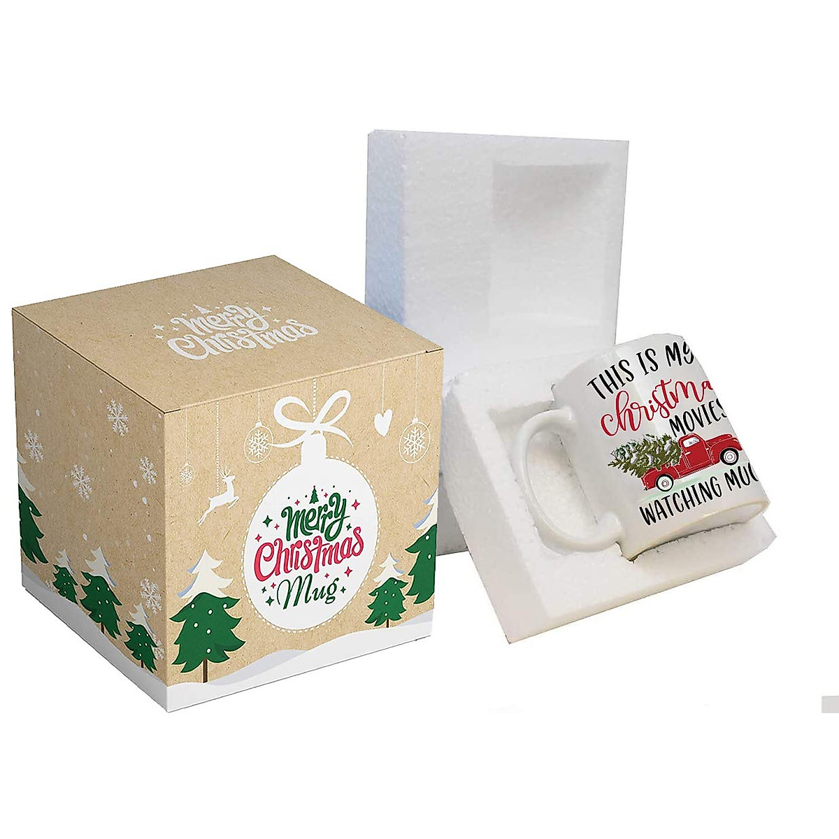 BLUE RIBBON Christmas Gifts, This is My Christmas Movies Watching Mug, in Decorative Box