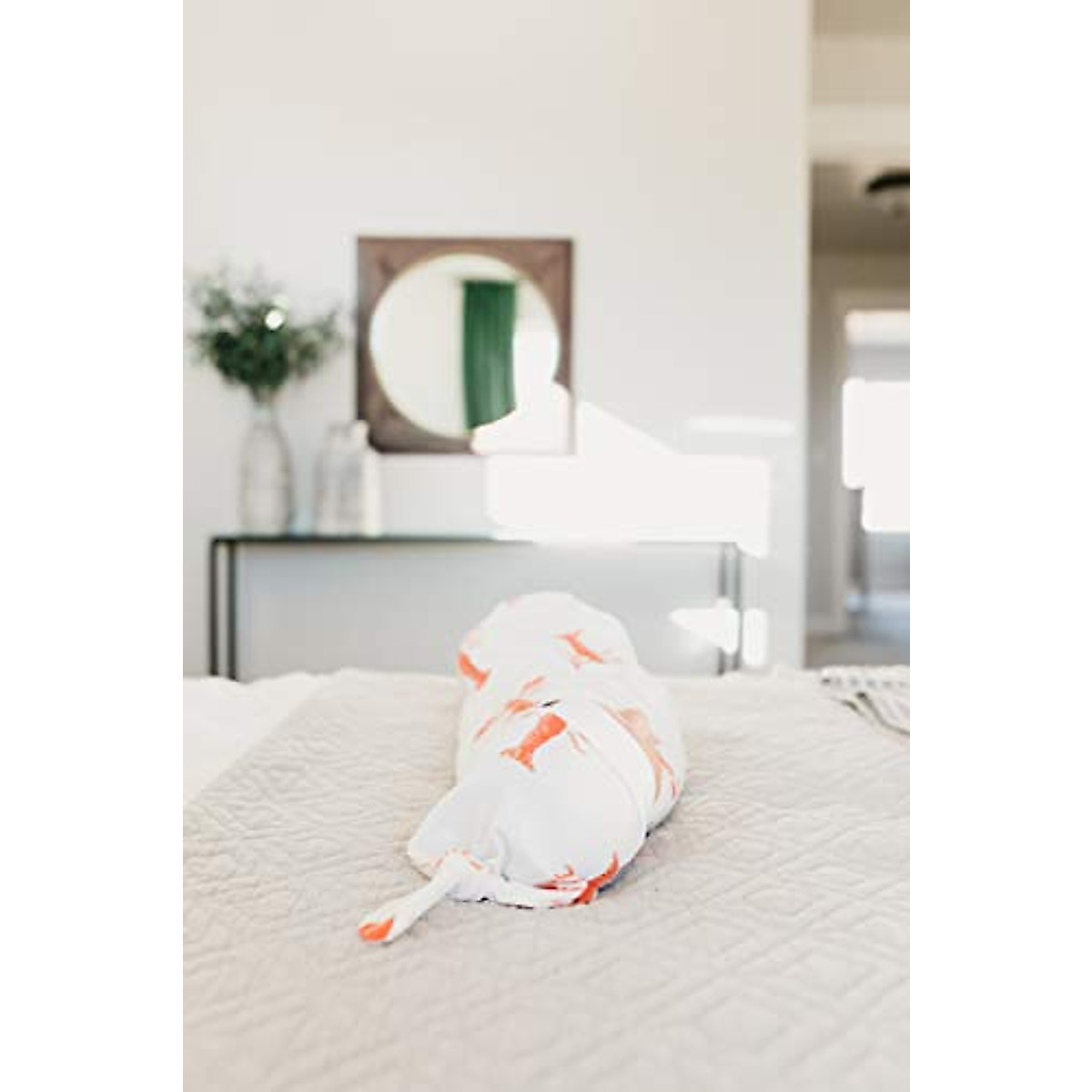 Copper Pearl Large Premium Knit Baby Swaddle Receiving Blanket Skipper