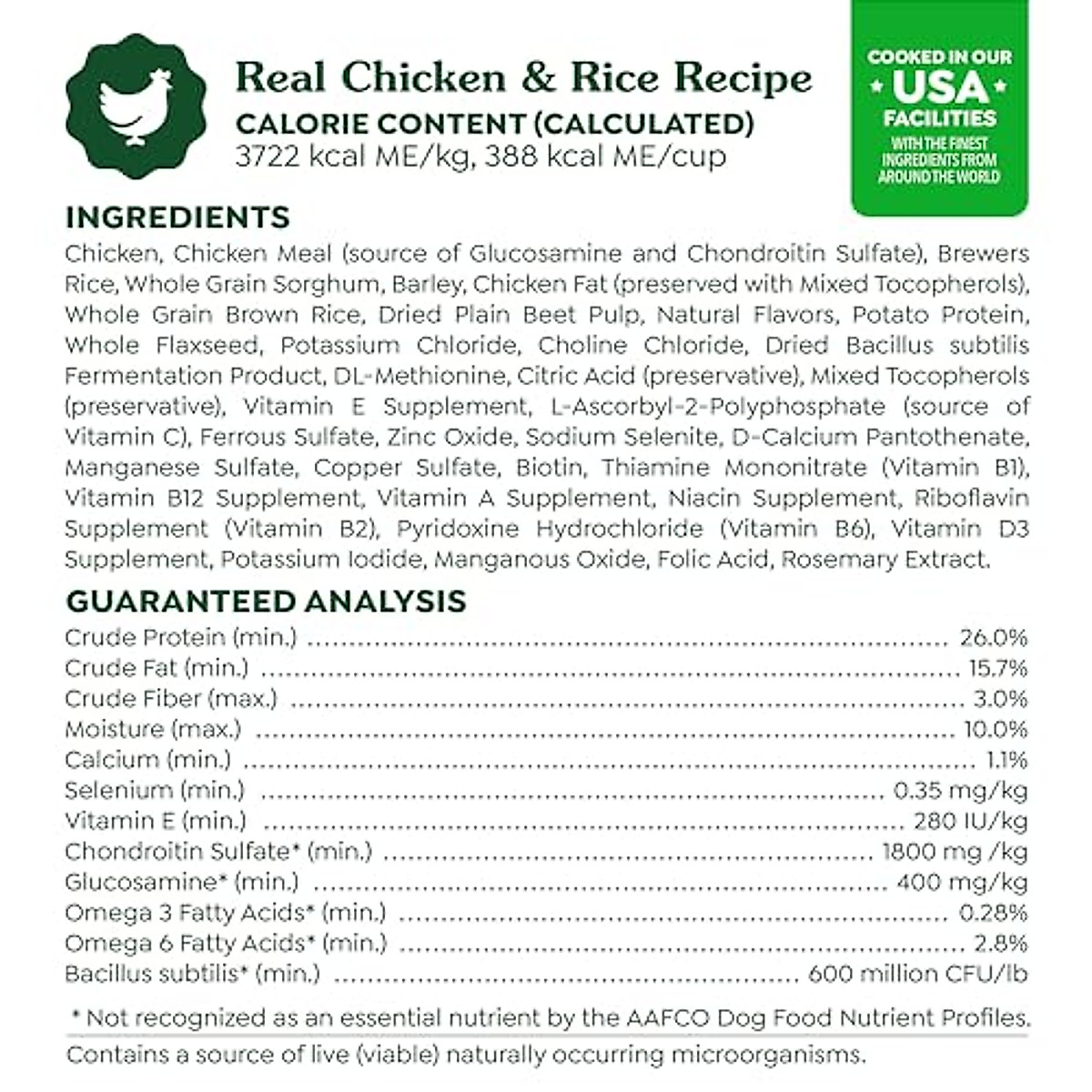 Greenies Smart Essentials Adult High Protein Dry Dog Food Real Chicken & Rice Recipe, 6 lb. Bag