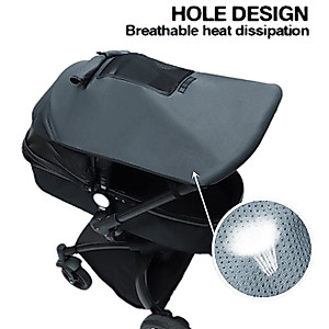 Sun Shade for Strollers - Universal Sun Protection Shade Cover Baby Stroller - Sunshade UV Block (UPF50+)