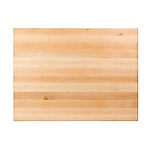 John Boos Block R02 Maple Wood Edge Grain Reversible Cutting Board, 24 Inches x 18 Inches x 1.5 Inches