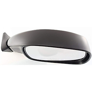 Kool-Vue Mirror Set of 2 Compatible with 1997-2001 Jeep Cherokee Driver and Passenger Side Manual Folding, Textured Black, Manual Glass