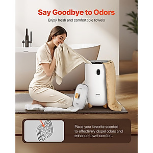VEVOR Towel Warmer 35L, Towel Warmer Bucket with Drying Modes(2-5h), Heating Mode 20/40/60/90 Min Auto Shut Off, LED Screen, Luxury Large Towel Warmer for Bathroom, Spa, Bathrobe, Blanket & Pajama
