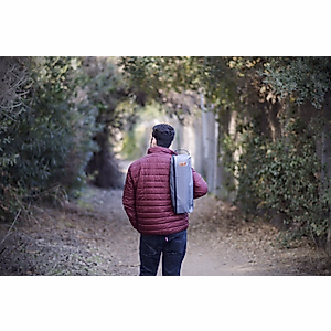 MacSports XP High-Back Folding Camping Chair | Outdoor Back/Lumbar Support, Lightweight (Weighs Under 6lbs), Heavy Duty (Supports 225lbs), for Camping Hiking Gaming Backpacking Sports Hunting (Gray)