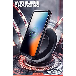 SUPCASE Unicorn Beetle Pro Series Case for Samsung Galaxy S22 Ultra 5G (2022 Release), Full-Body Dual Layer Rugged Belt-Clip & Kickstand Case Without Built-in Screen Protector (Black)