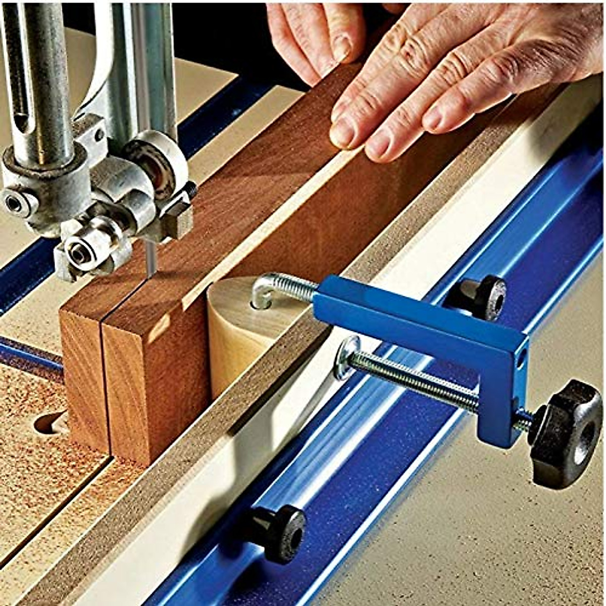 1/2Pcs Universal Fence Clamps Aluminium Alloy Clamp G Clip MultiFunctional Woodworking Fixing Tools (1pc Red)