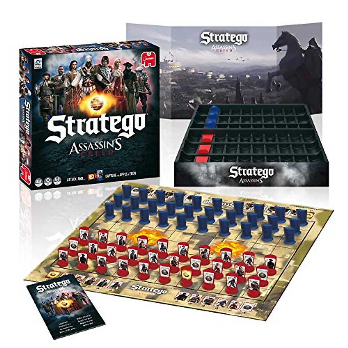 Jumbo, Stratego - Assassin's Creed, Strategy Board Game, 2 Players, Ages 8 Year Plus