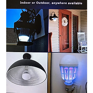 Bug Zapper Light Bulb 2 in 1 LED Light for Fruit Flies, Mosquito, Bug, Insect and Fly Control - Traps