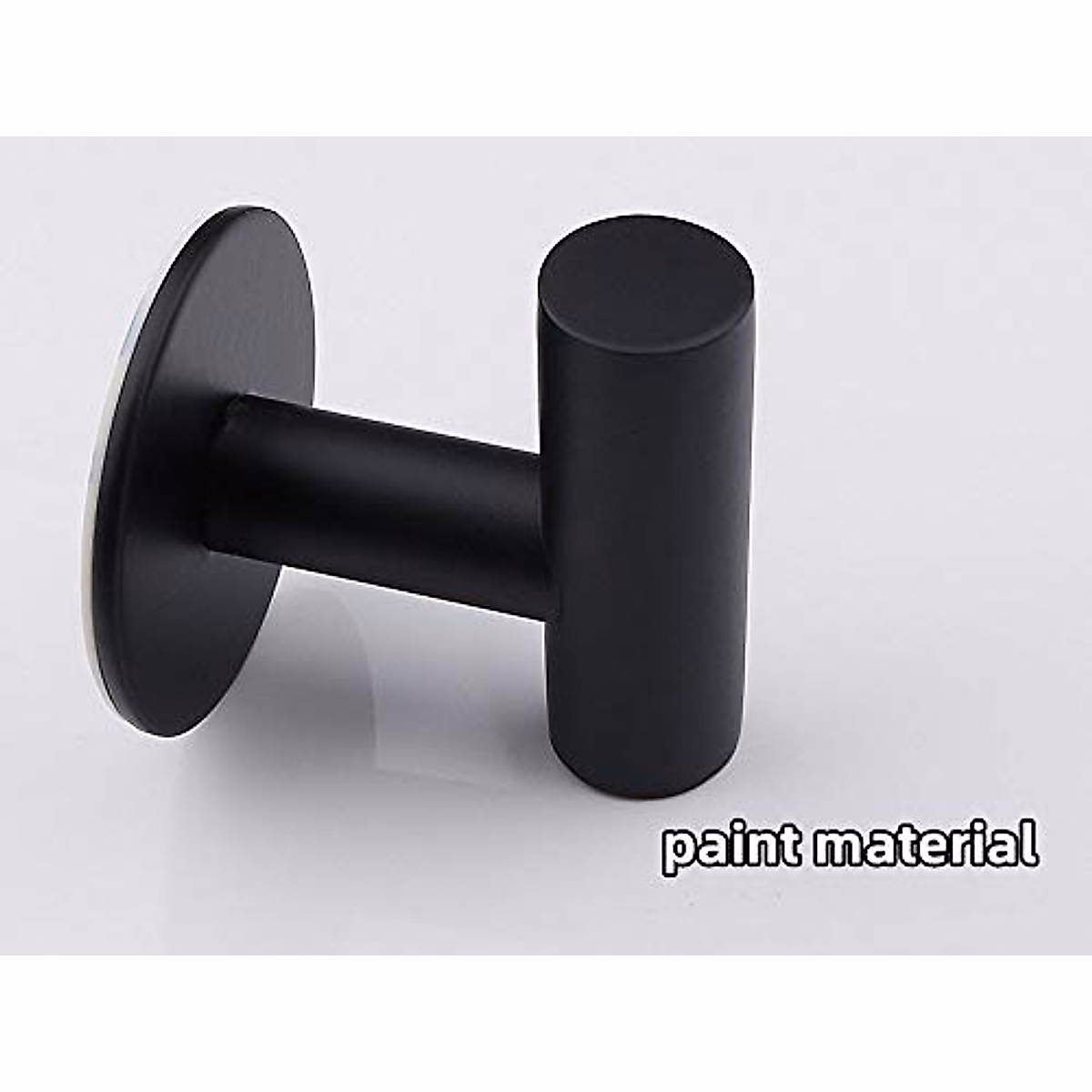 dong+ Towel Hooks Bathroom Coat Hook Robe Hook Stainless Steel Heavy Duty Door Hanger Towel Robe Clothes Cabinet Closet Sponges Wall Hook for Bathroom Bedroom Kitchen Hotel Pool Matte Black