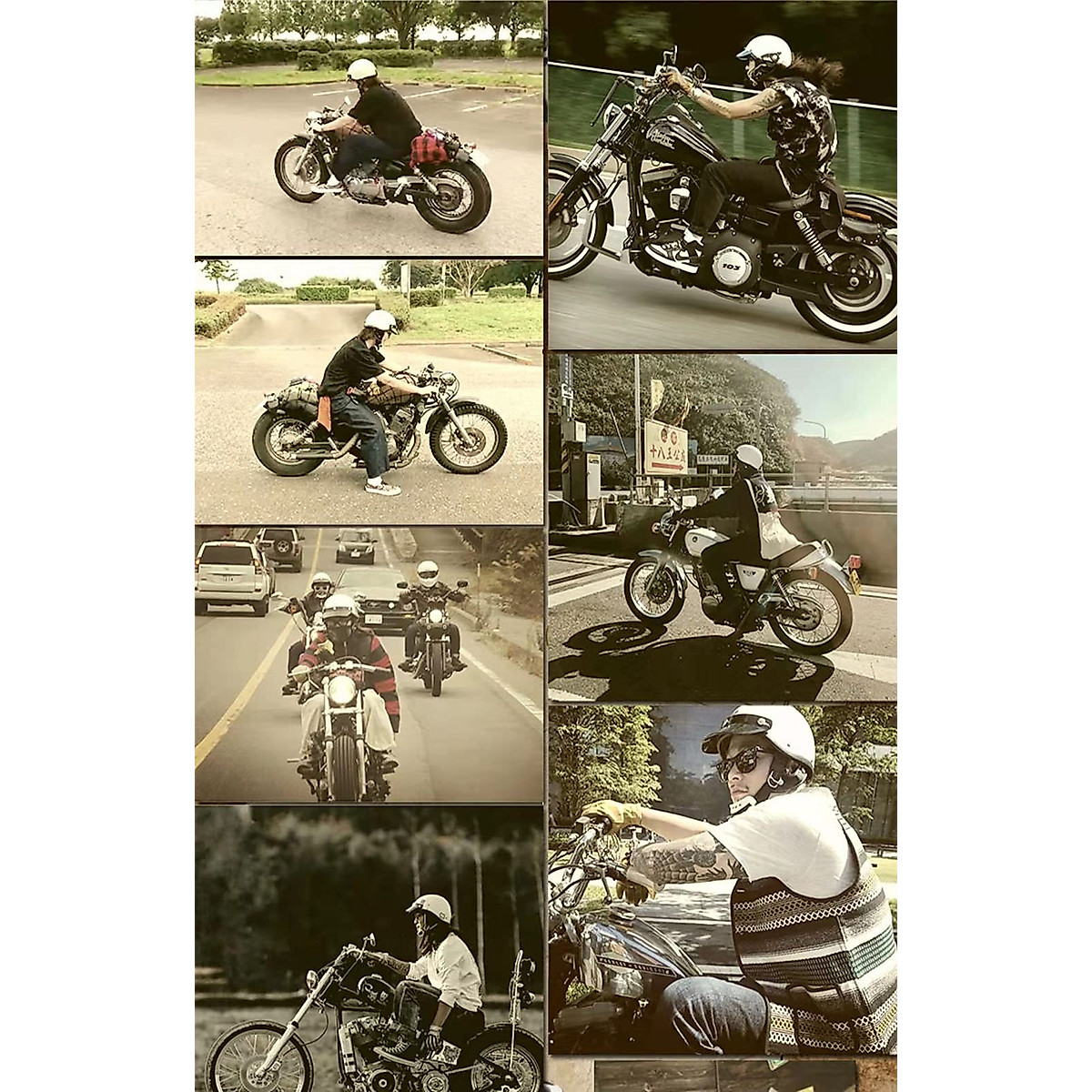 Traveling Light Helmet German Style Vintage Motorcycle Half Helmet DOT Approved Adult Retro Scooter Open Face Skull Cap Men Helmet Novelty Electric Cruiser Half Shell Women Helmet-E-Medium