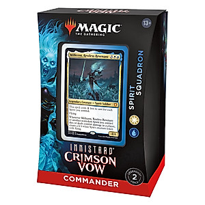 Magic: The Gathering Innistrad: Crimson Vow Commander Deck – Spirit Squadron (White-Blue)